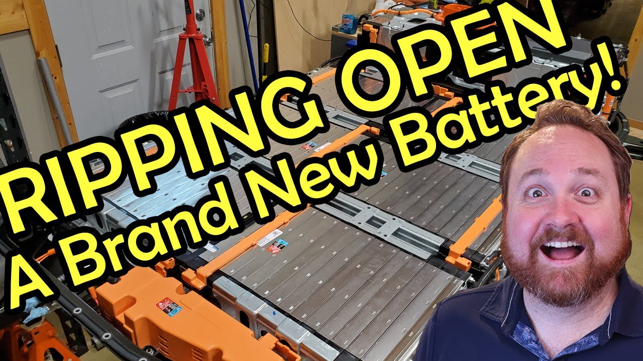 Disassembling a BRAND NEW Chevy Bolt EV replacement battery pack for ...
