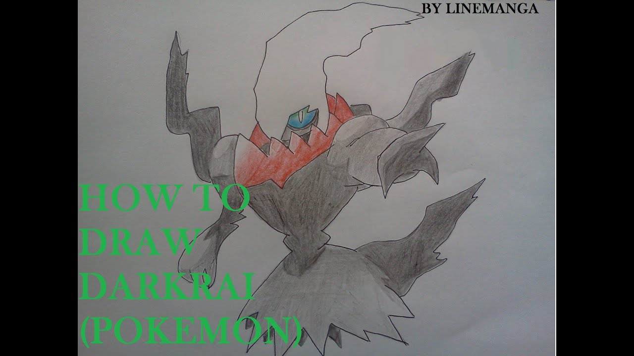 Drawing Darkrai (pokémon) - YouTube