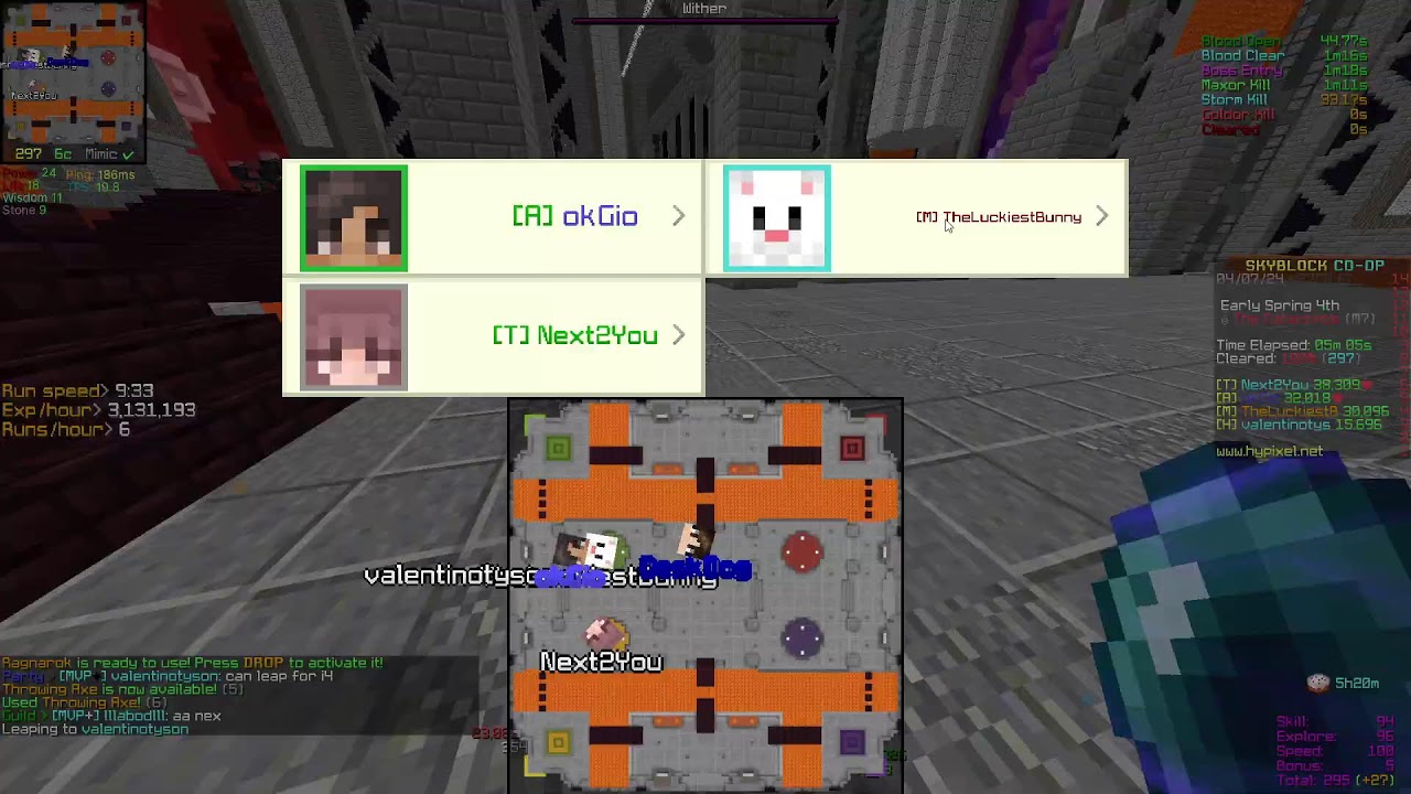 Hypixel skyblock dungeons / profile review - YouTube
