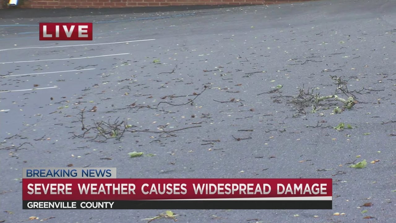 Severe weather causes widespread damage - YouTube