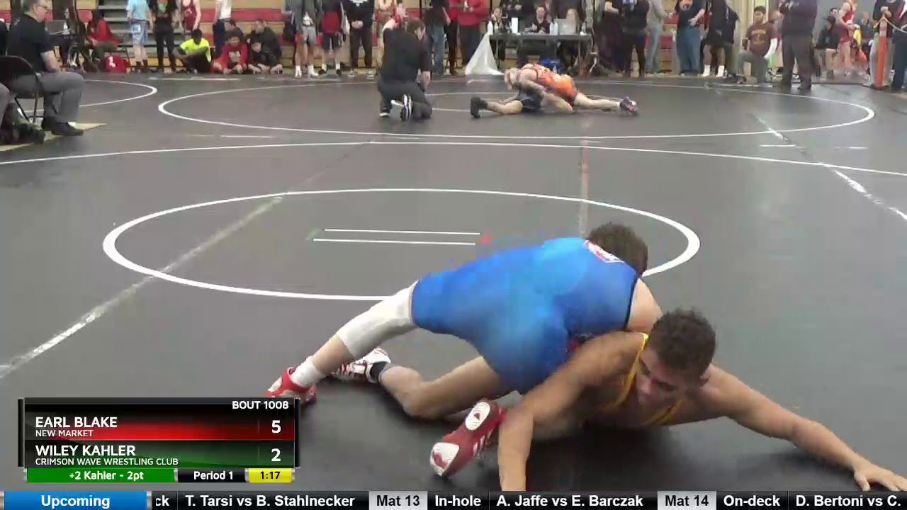 Junior Men 126 Earl Blake New Market Vs Wiley Kahler Crimson Wave ...
