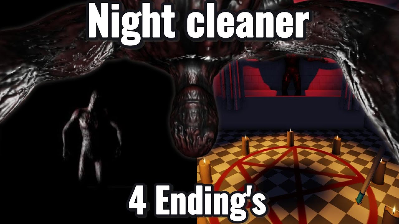 Roblox - Short creepy stories - Night cleaner (All ending) - YouTube