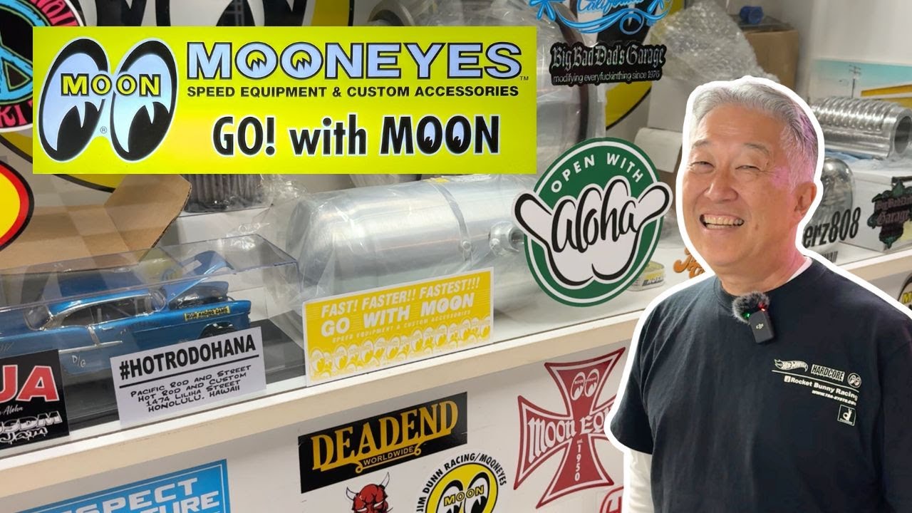 MOONEYES Hawaii with Tad of Pacific Rod and Street - YouTube