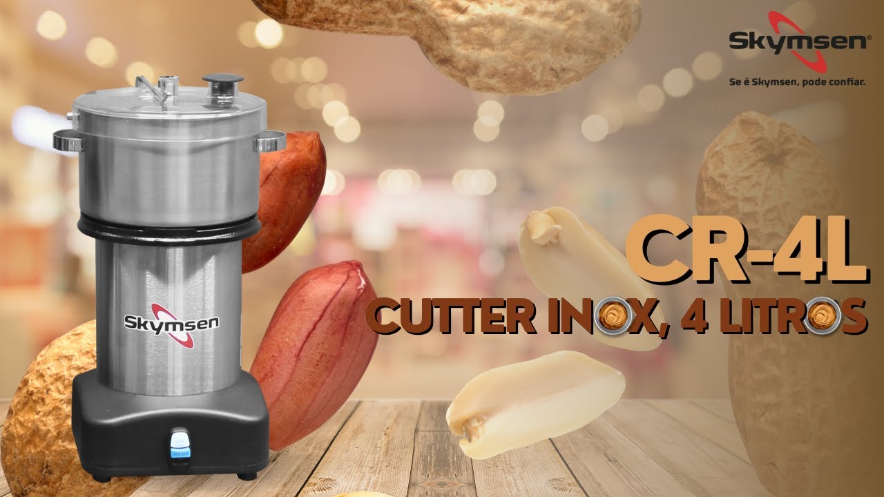 Cutter CR-4L - Processador de Alimentos Skymsen - YouTube