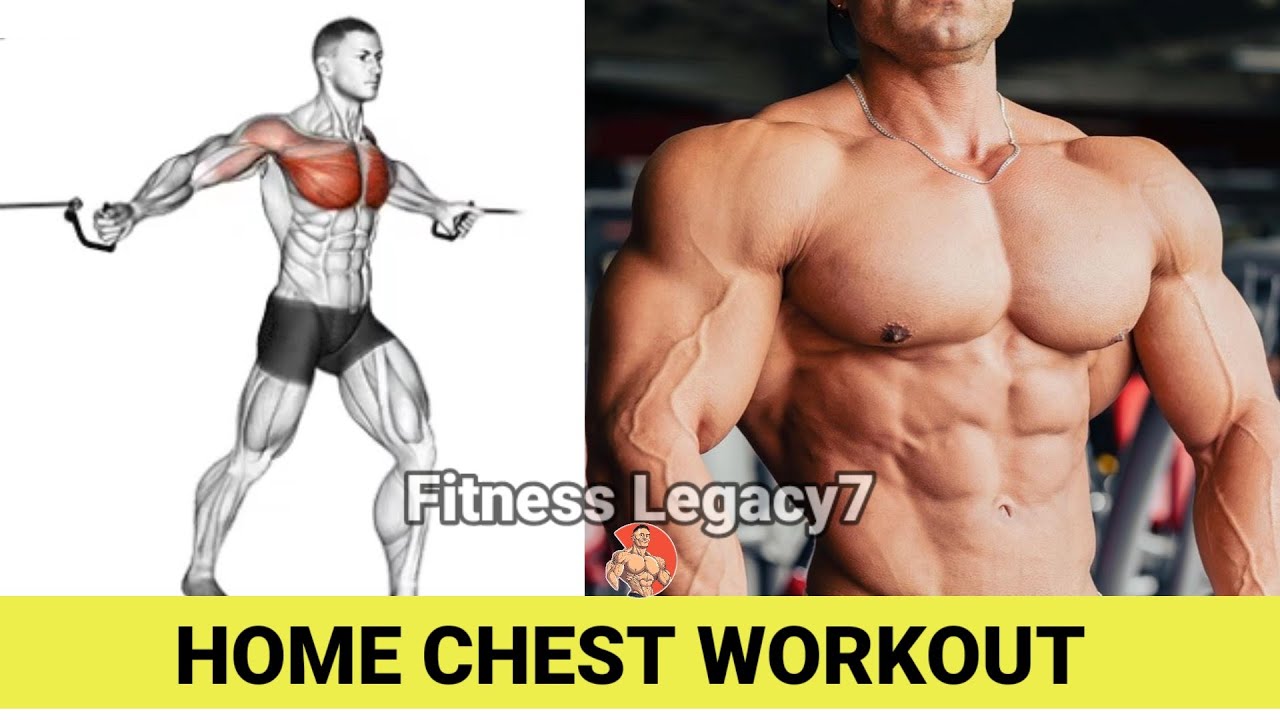 Chest Workout At Home With Resistance Band || No Gym || Home Workout ...