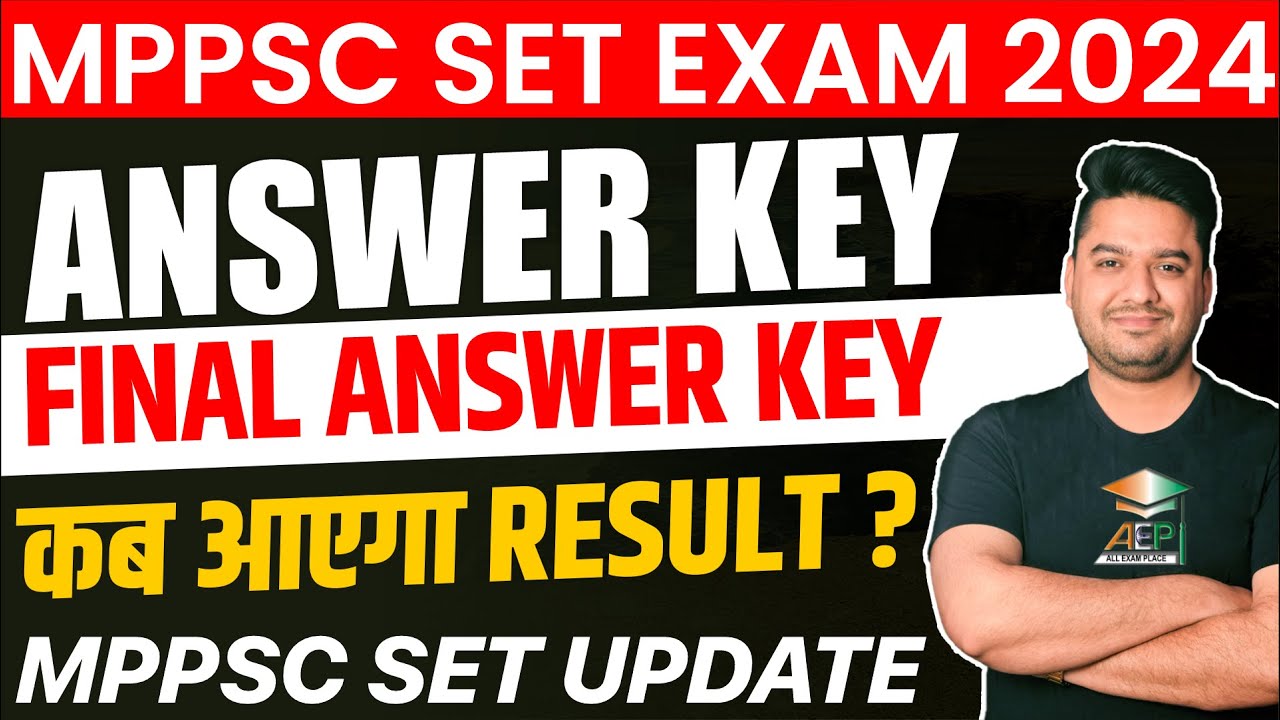 MP Set 2024 Answer Key | MP Set Cut Off | mppsc set exam | mp set ...