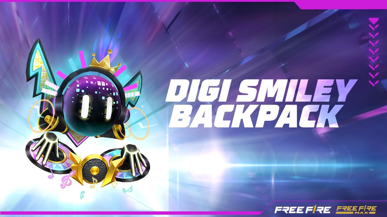 Digi Smiley Backpack | Battle In Style | Garena Free Fire - YouTube
