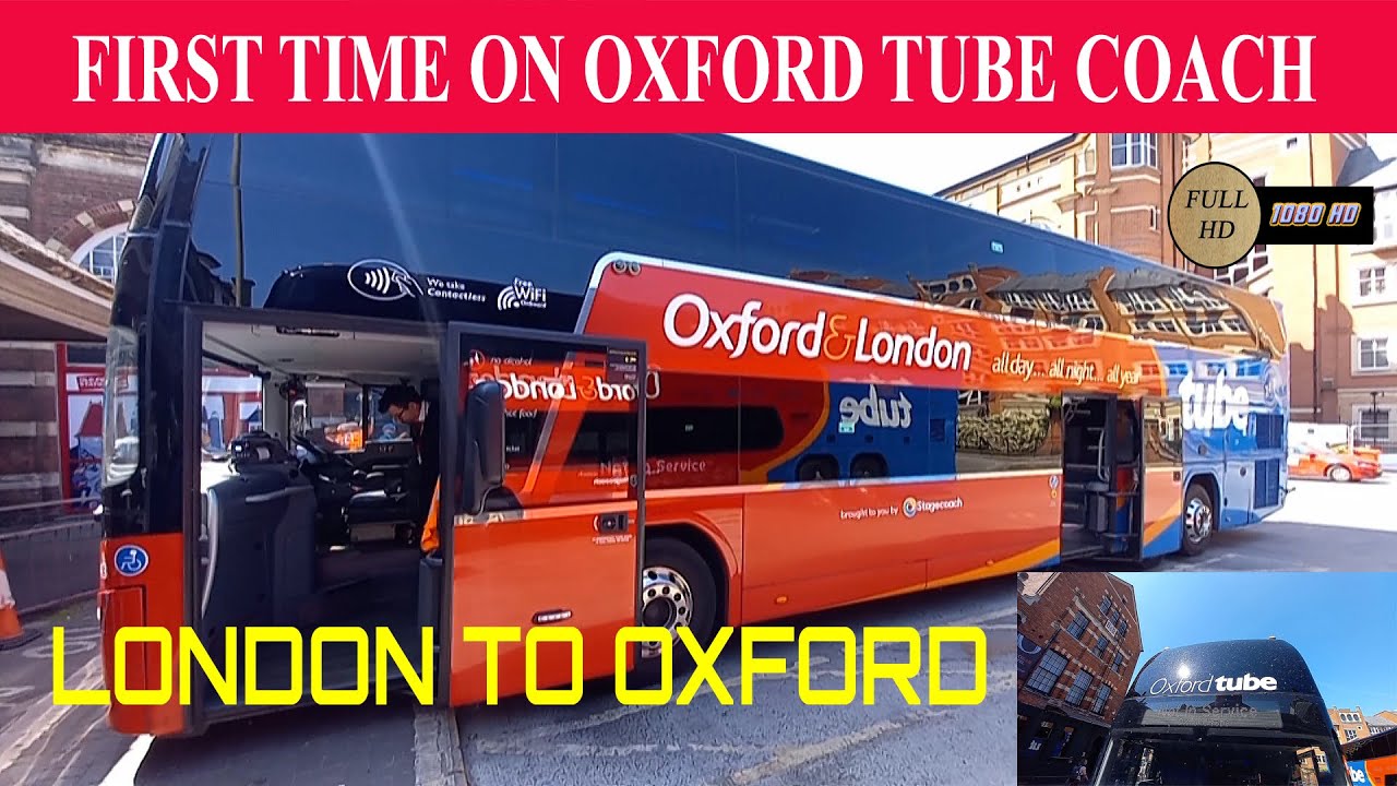 Oxford Tube Coach journey - London to Oxford - United Kingdom - YouTube