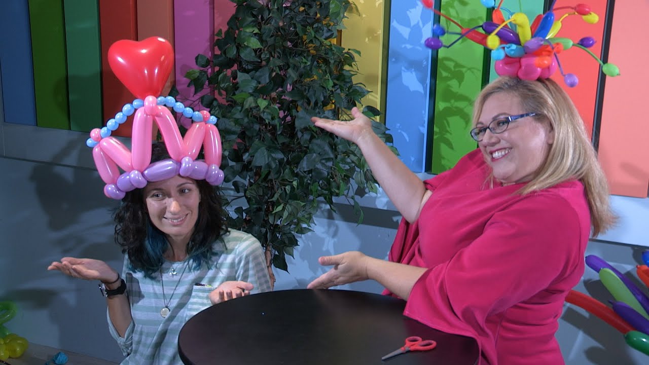 Balloon Tiara - Balloon Animals Tutorial - YouTube