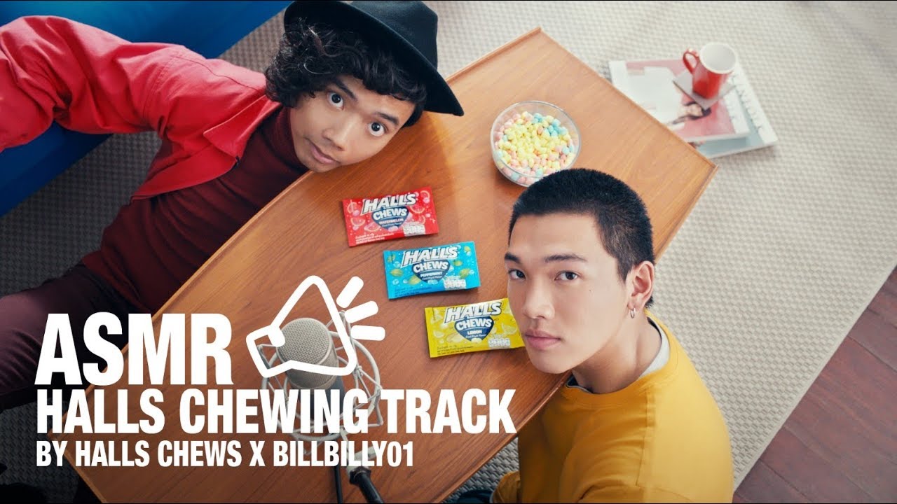 Halls Chews : ASMR Halls Chewing Track ft. BILLbilly01 (Teaser) - YouTube