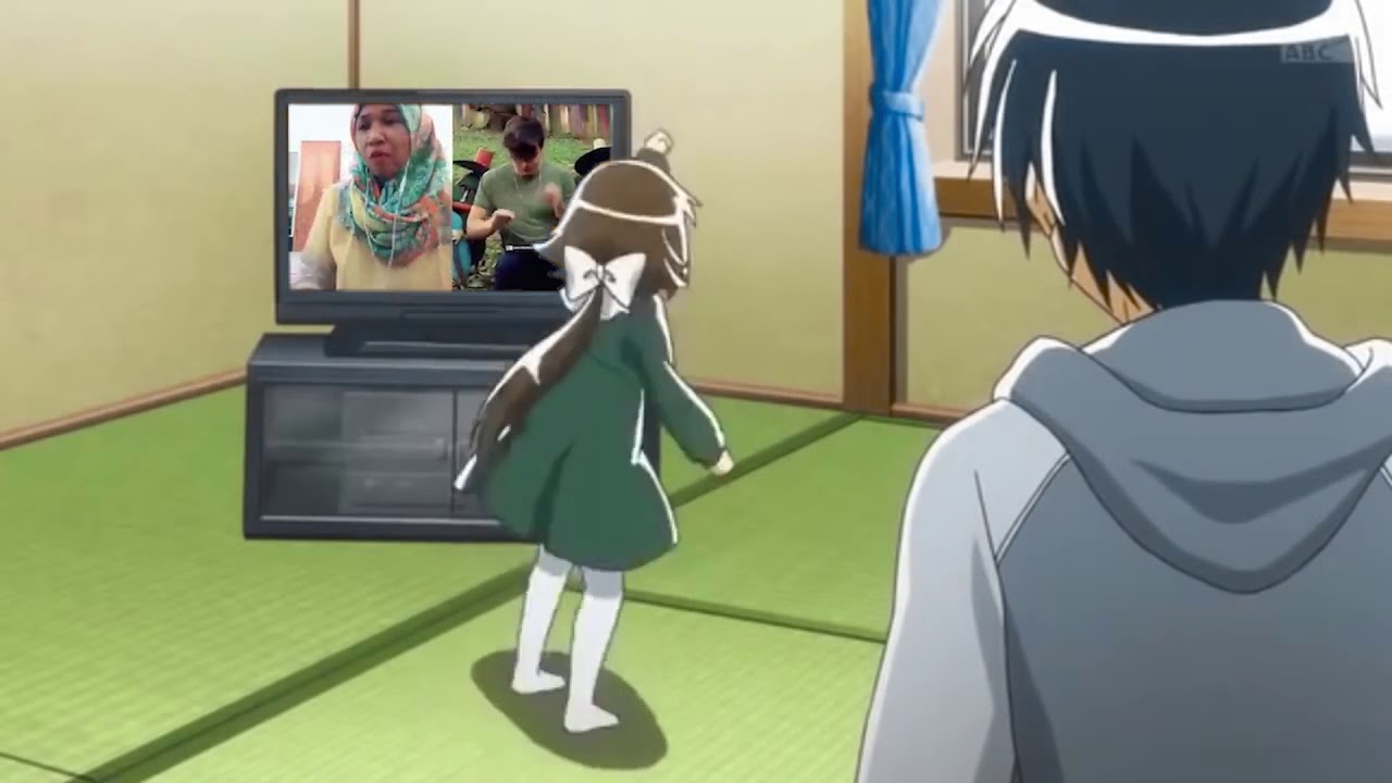 mashiro-tan dancing to bu fitri rap - YouTube