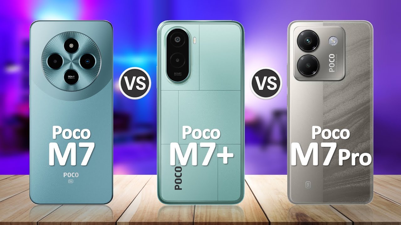Poco M7 Plus VS Poco M7 Pro VS Poco M7 - YouTube