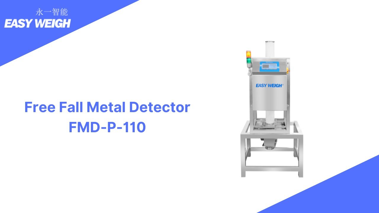 Free Fall Metal Detector FMD-P-110 | EASYWEIGH & FOODMAN - YouTube