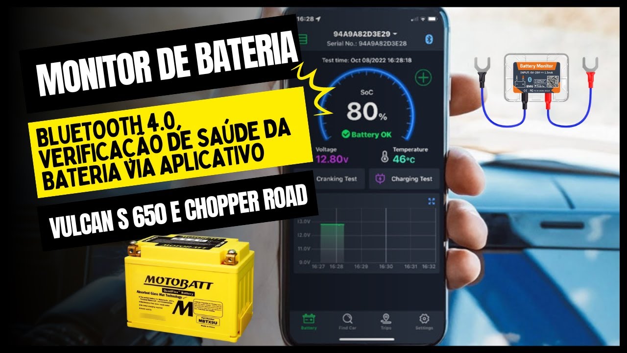 BM6 - Monitor de Bateria: Otimize o Desempenho da sua Bateria! - YouTube