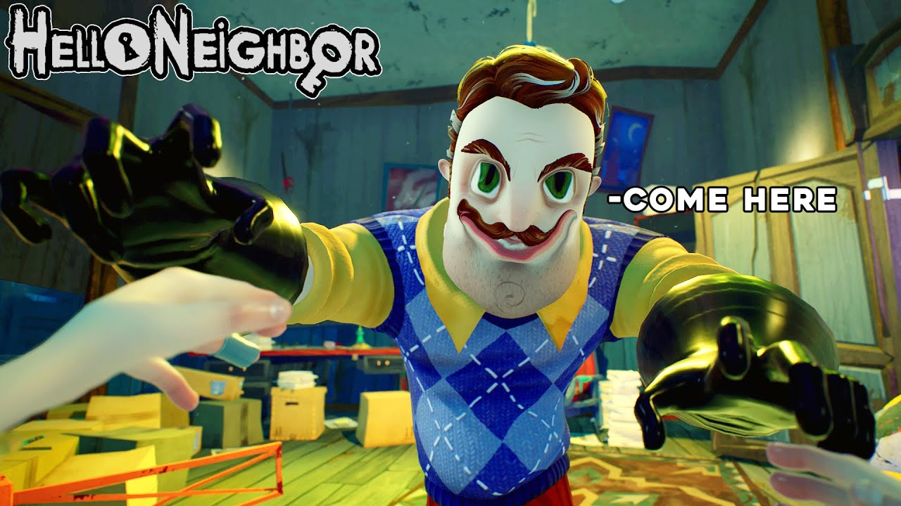 Going to Say HELLO to my neighbor in [hello neighbor] - YouTube