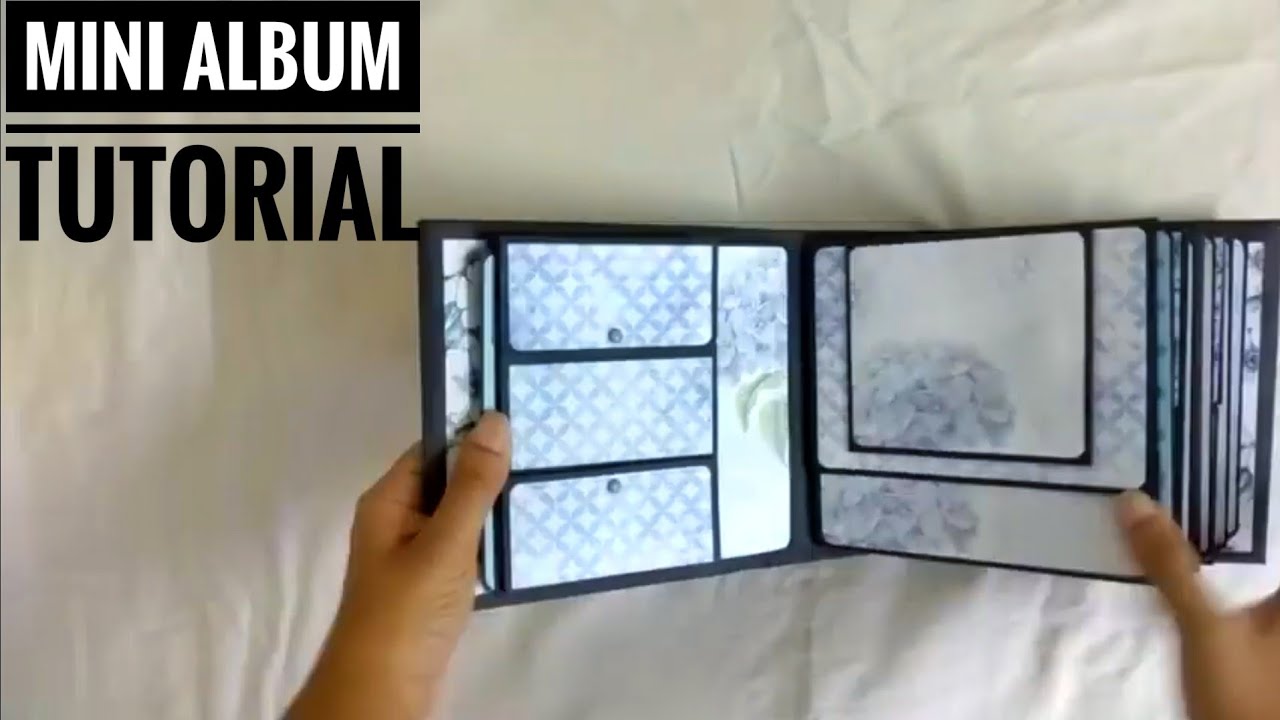 Beautiful Mini Album TUTORIAL | Start to finish | Handmade Scrapbook ...