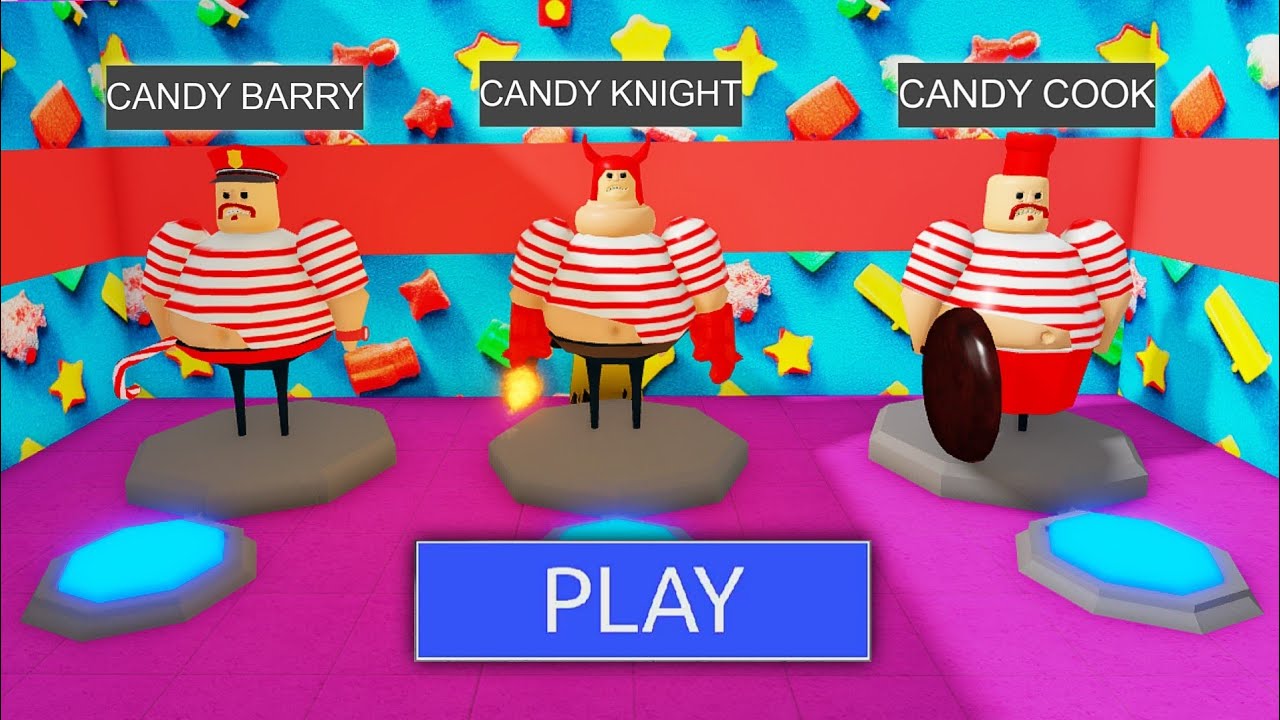 🍦 CANDY UPDATE BARRY 🍬 NEW SCARY OBBY - Full Gameplay (ROBLOX) - YouTube