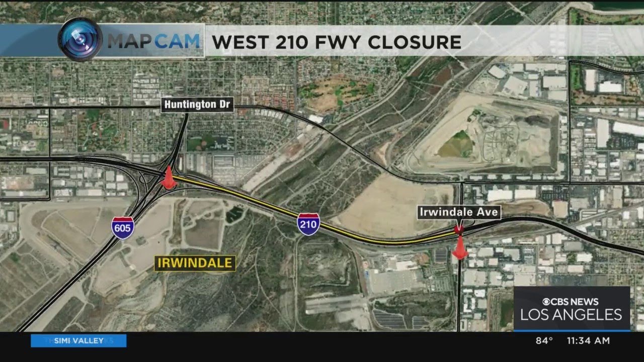 Locals react to 210 Freeway closure - YouTube