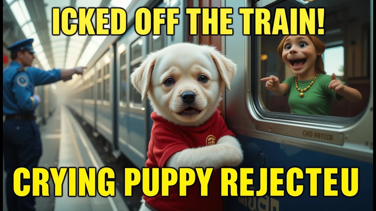 "Emotional dog Family Kicked Off Train, but they never give up and work ...