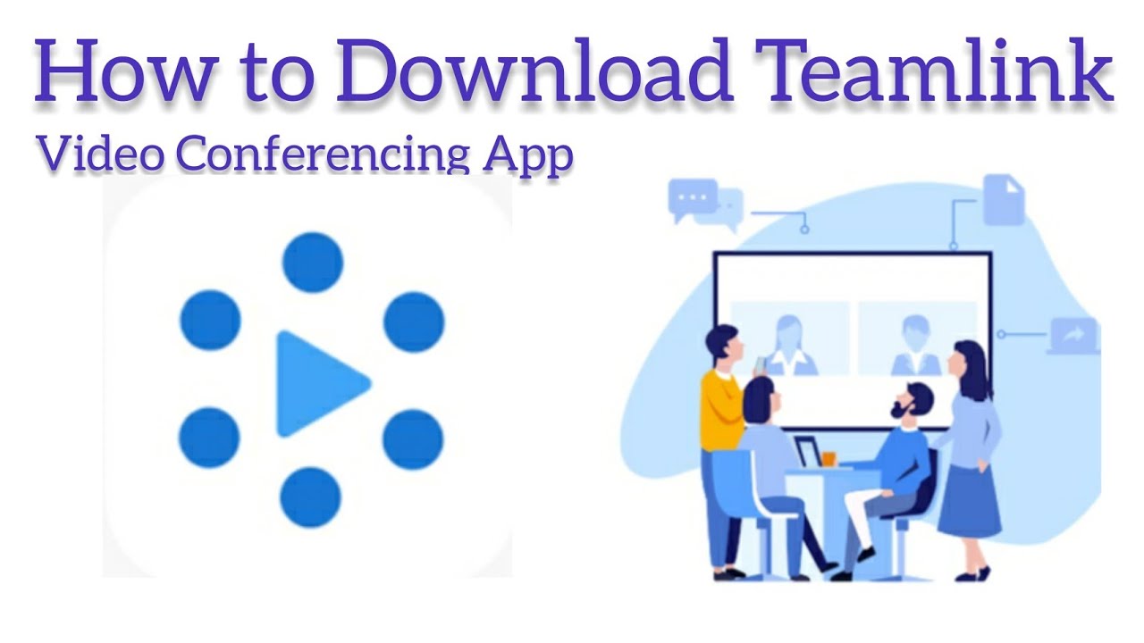 How to install Teamlink App | Online Teaching app | Video conferencing ...