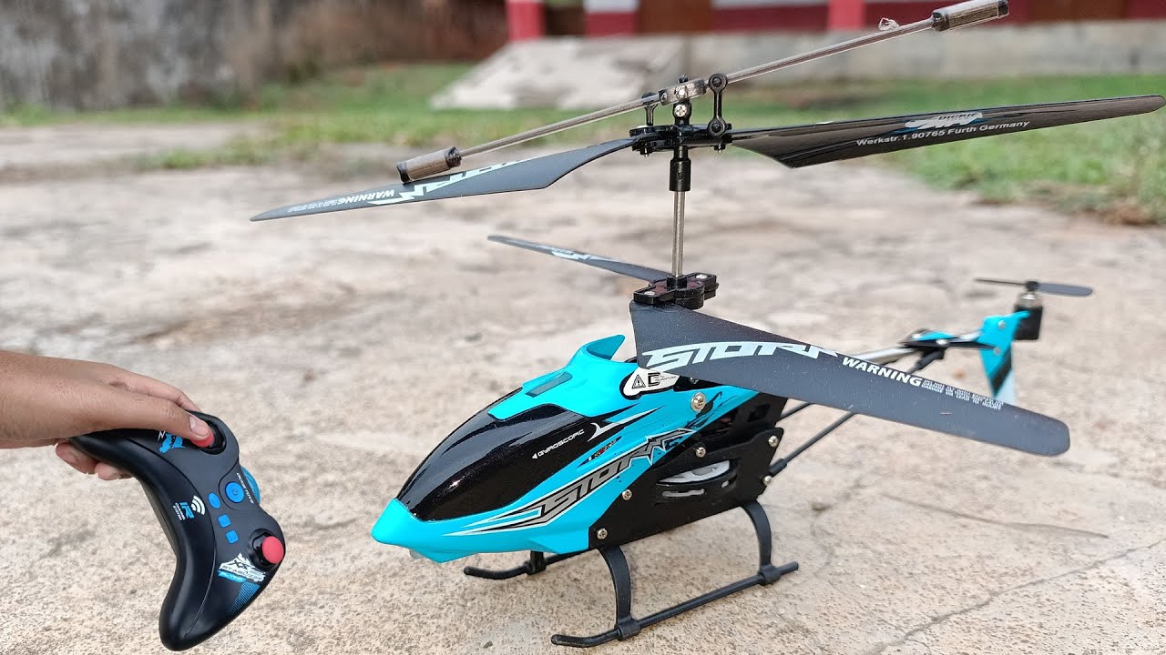 Storm Chaser New 3.5 Channel rc helicopter unboxing and Fly test - YouTube