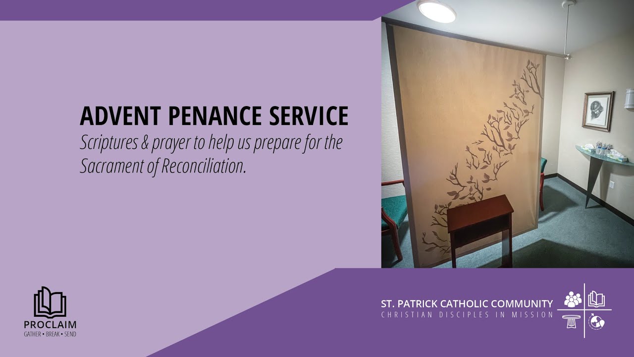 Advent Penance Service 2022 - YouTube