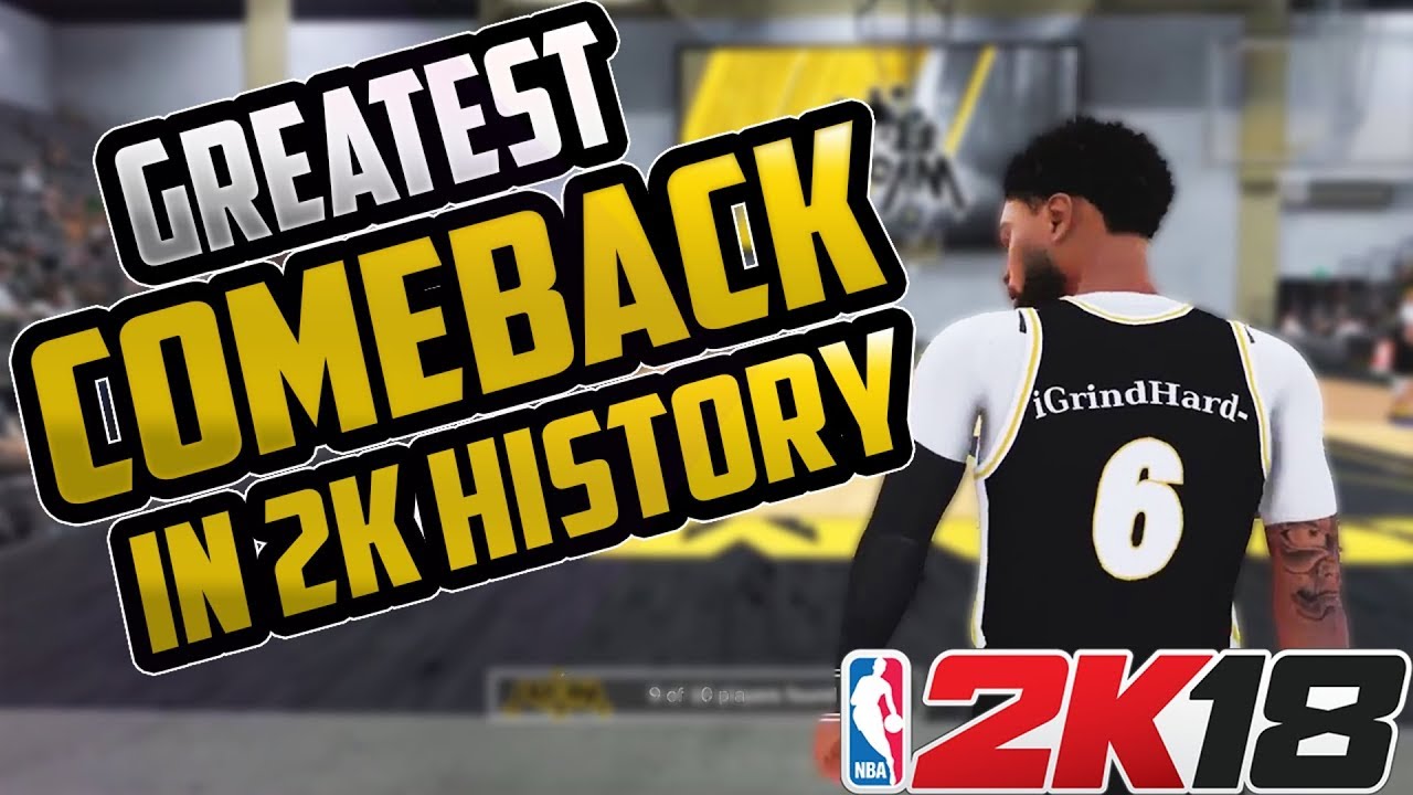 NBA 2K18 GREATEST OVERTIME COMBACK IN 2K PRO-AM HISTORY MUST SEE ...