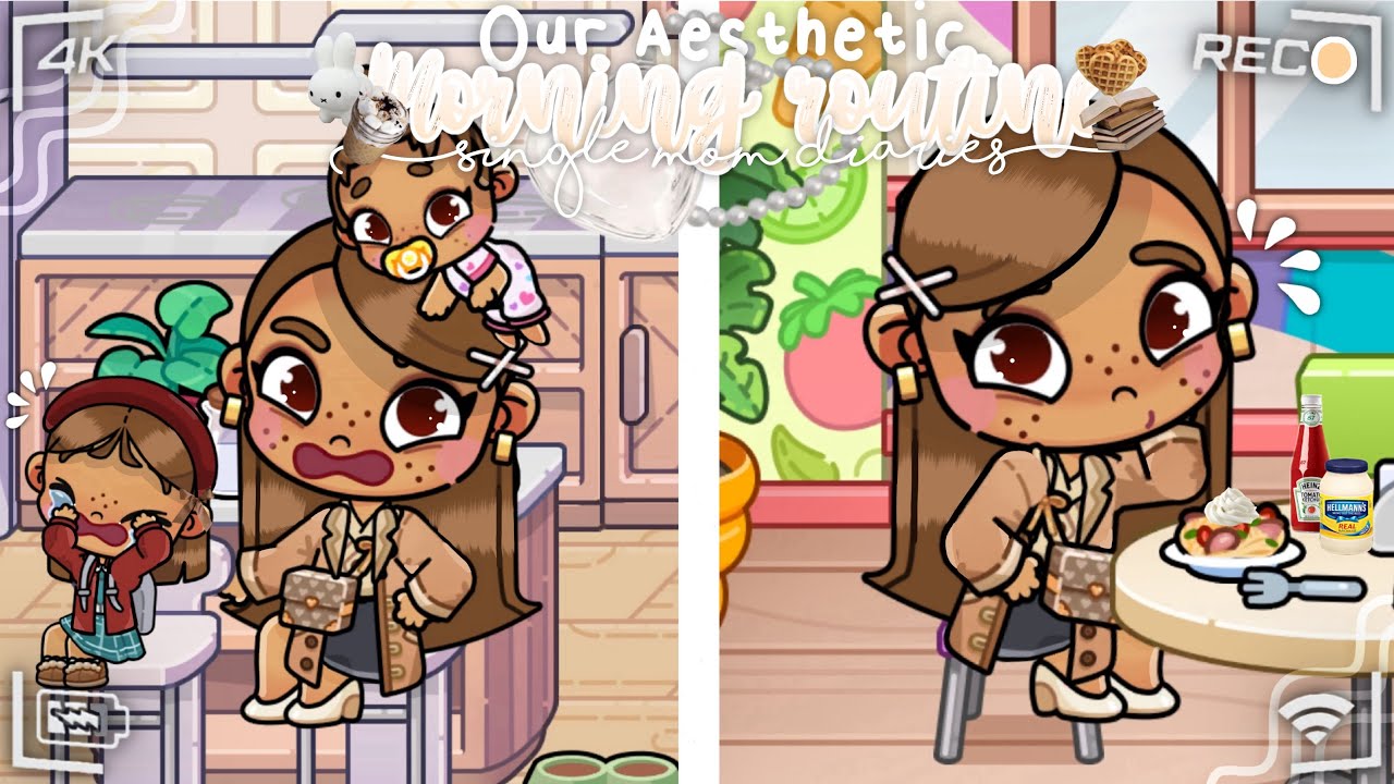 Single mom diaries: our morning routine..☀️||*with voice*^^|| avatar ...