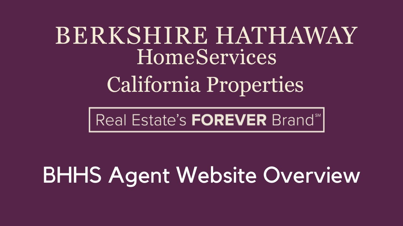 BHHS Agent Website Overview 1 - YouTube