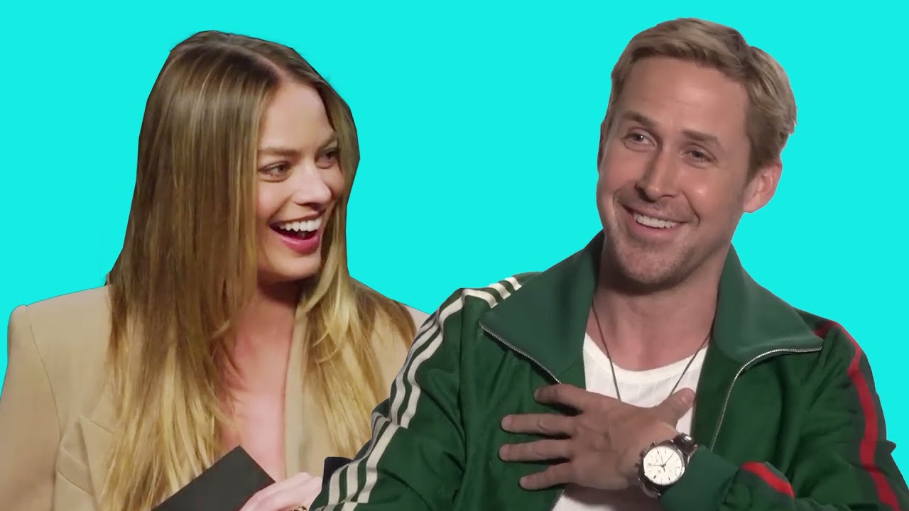 ryan gosling and margot robbie being a married couple for 10 minutes ...