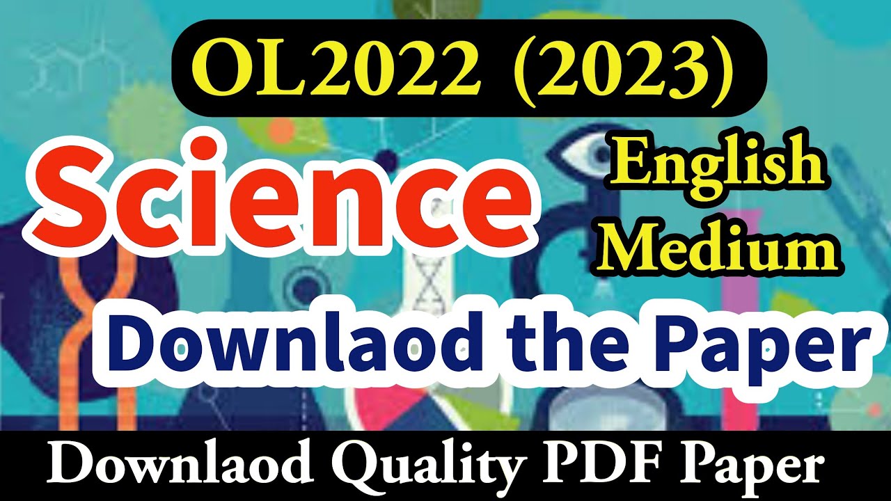 OL Science 2022 English Medium Paper Downlaod | 2022 Science English ...