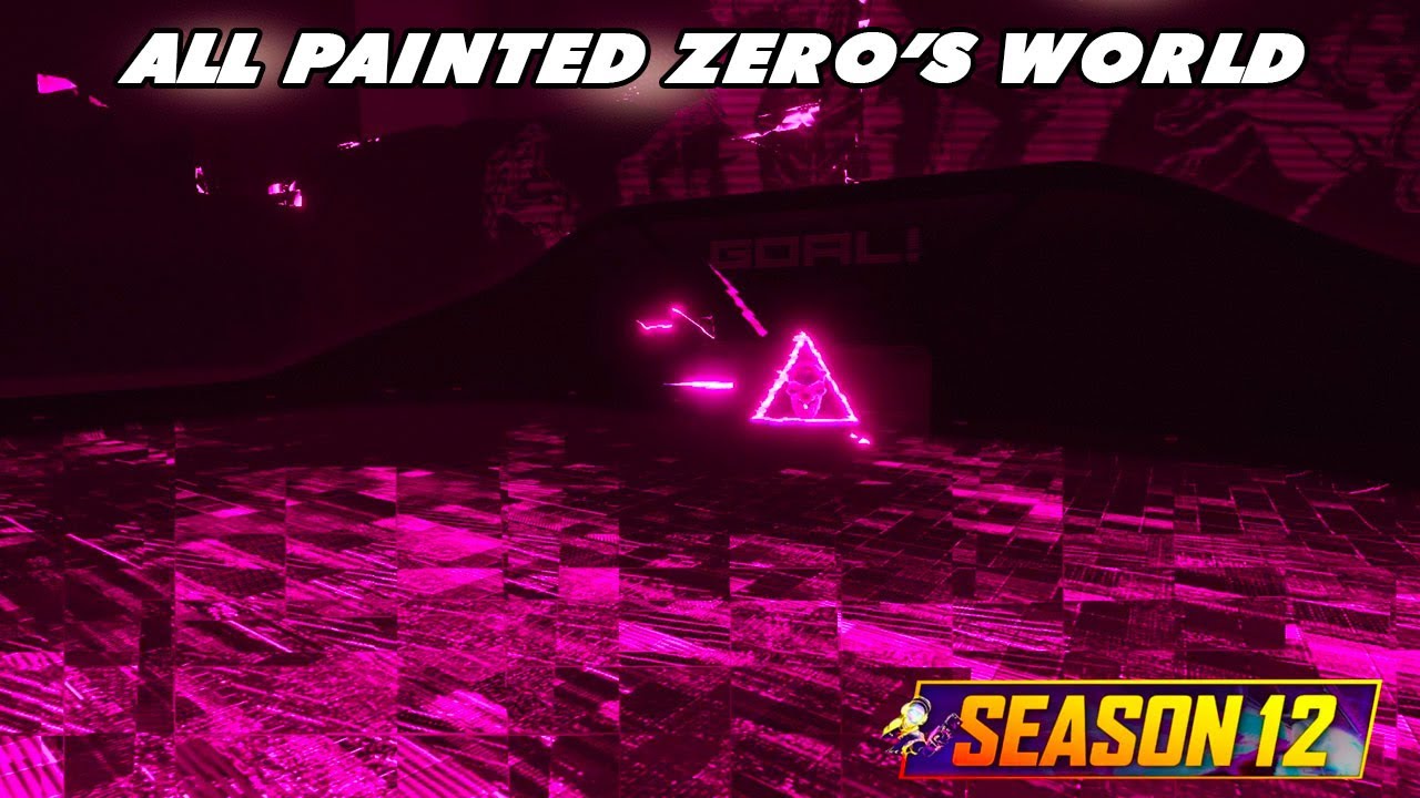 Showcasing All *NEW* Painted Rocket Pass 12 Goal Explosion "ZERO'S ...