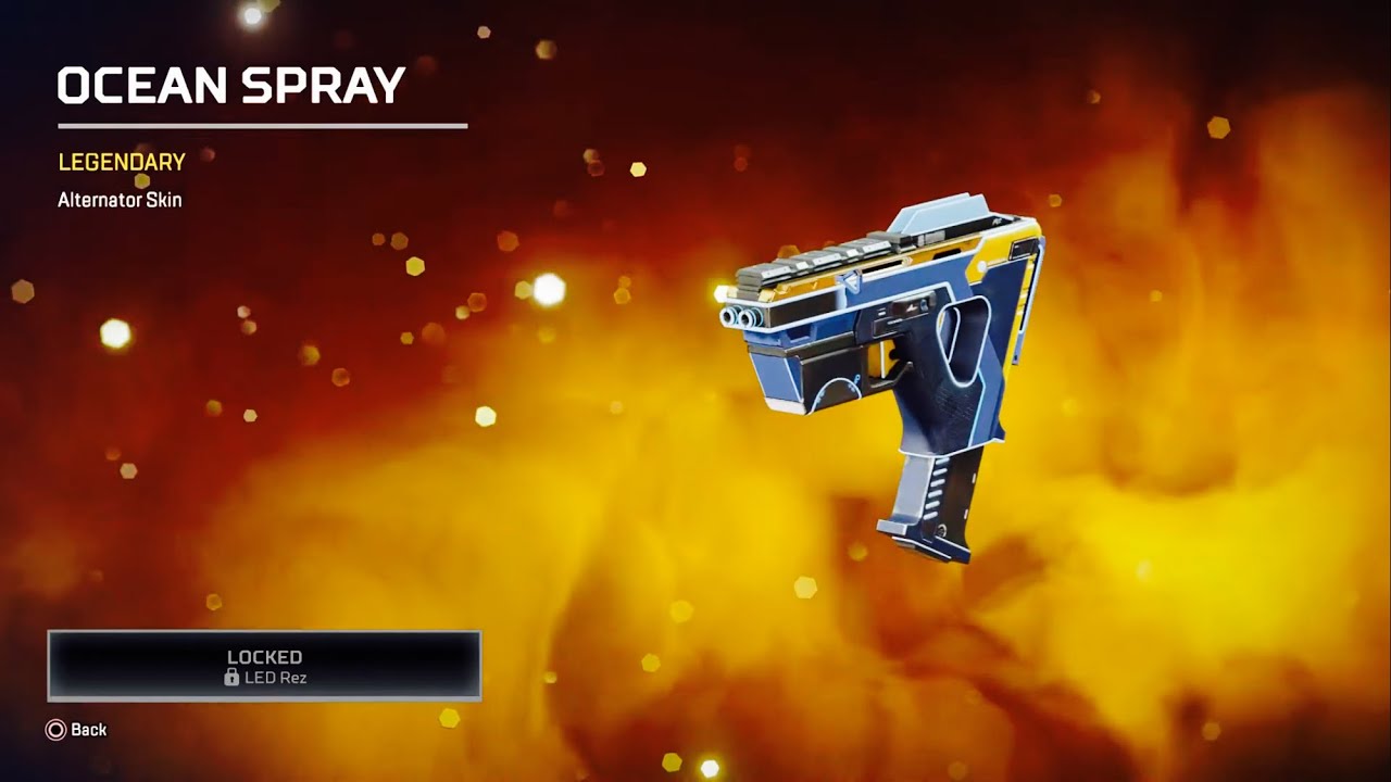 Apex Legends item shop *NEW* LED REZ ALTERNATOR Legendary skin - YouTube