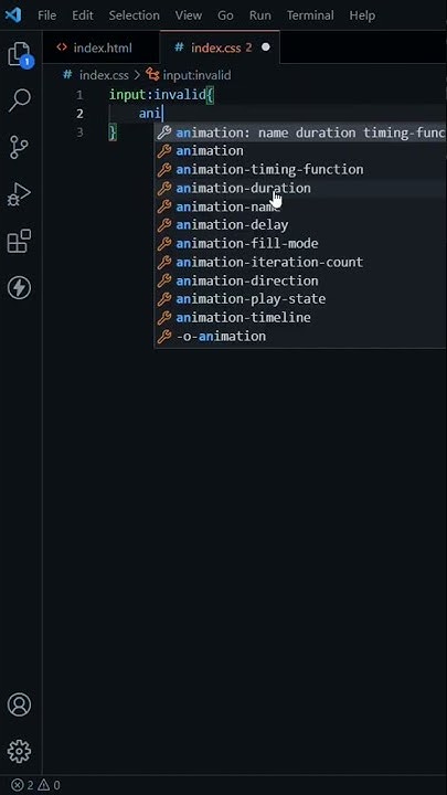 Let's make Shake on invalid Text 😉😉 #codewithharry #onlinetutorials #thapatechnical #shorts ...