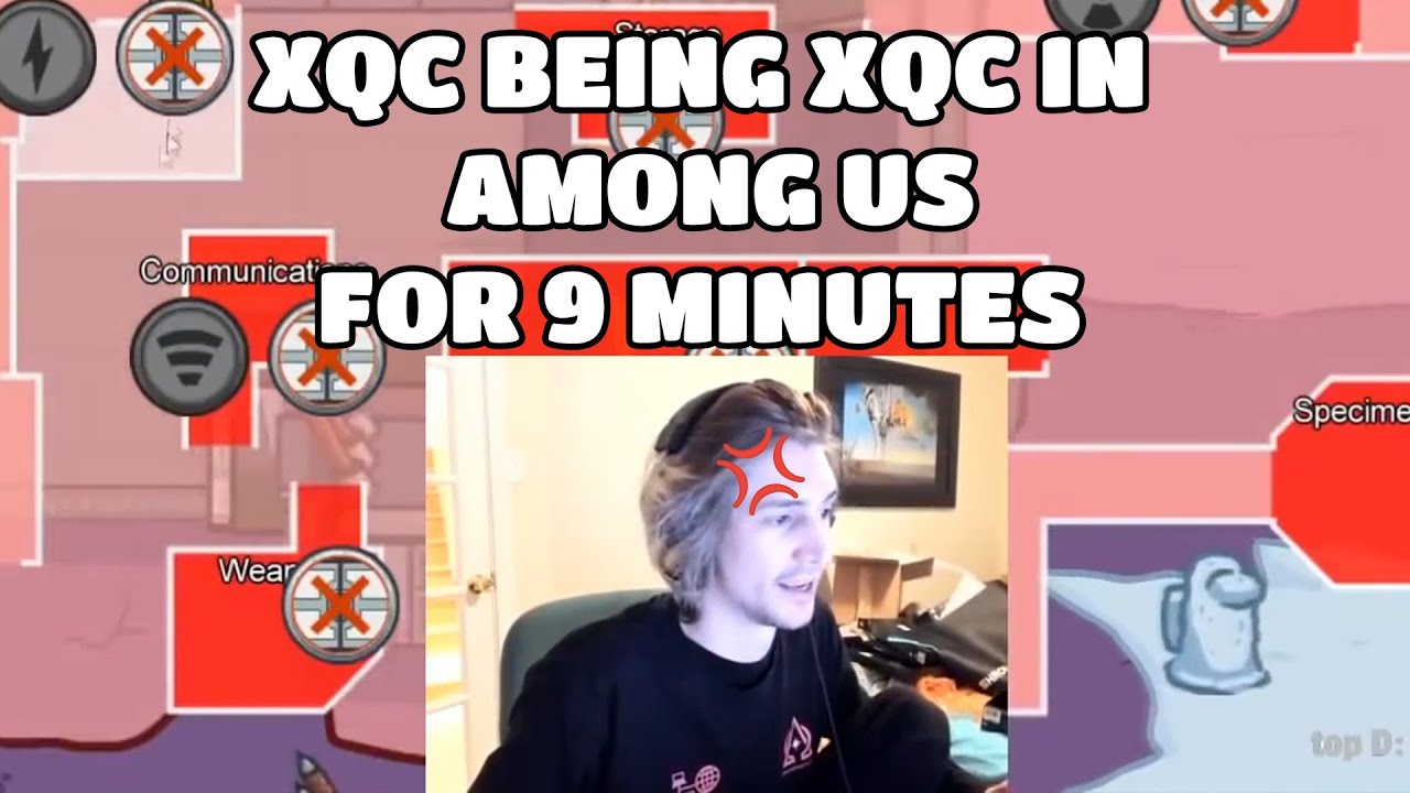 XQC AMONG US TOXIC COMPILATION Feat Disguised Toast, 5up, Hafu, Harambe ...