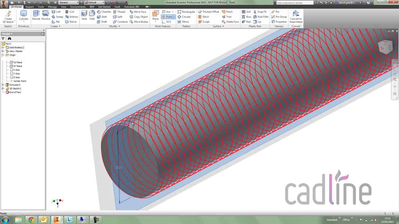 Inventor Complicated Patterns Video CADline Community - YouTube