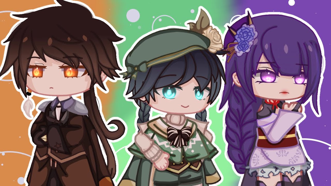 Small edit of the three Archons ||Speededit| No Nahida bc im lazy to ...