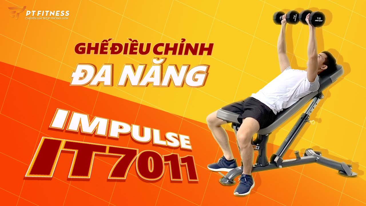 Ghế điều chỉnh đa năng Impulse IT7011 | PT Fitness - YouTube