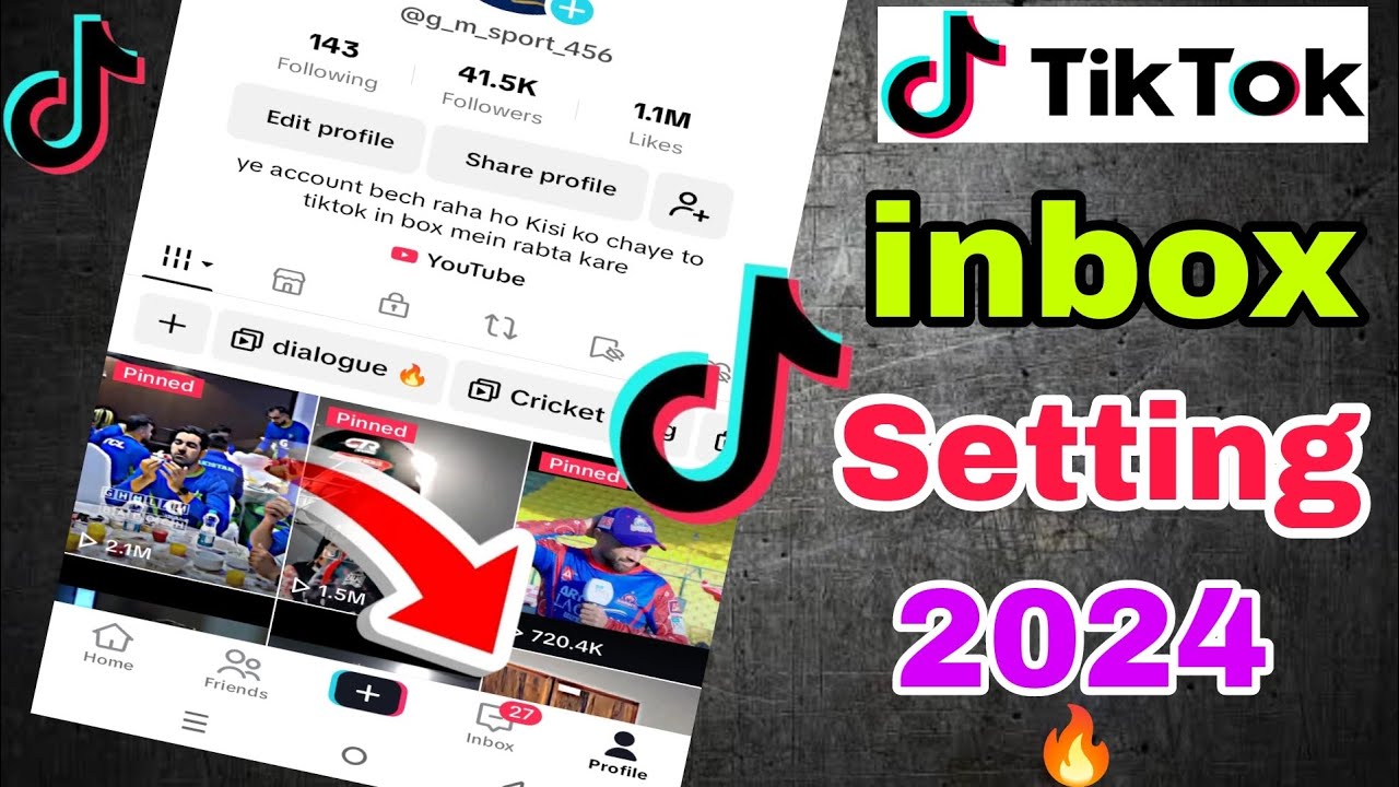 Tiktok inbox setting 2024 🔥| Tiktok message settings - YouTube
