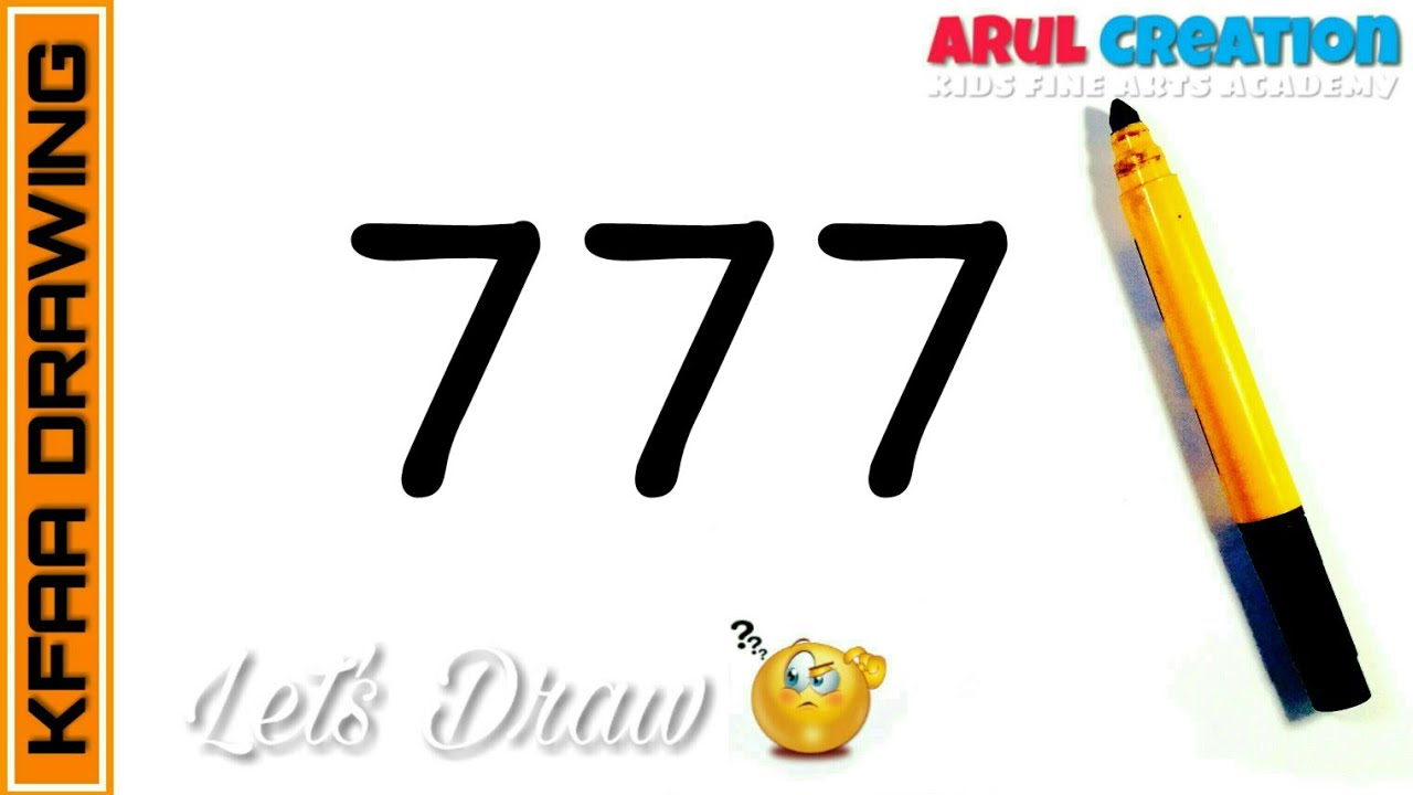 DRAWING! 777 - with How to Draw a ARMY DAY Drawing easily | step by ...