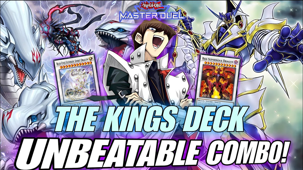 How to Play the Crazy Kings Deck!🔥 Blue-Eyes Buster Blader Magia | Yu ...