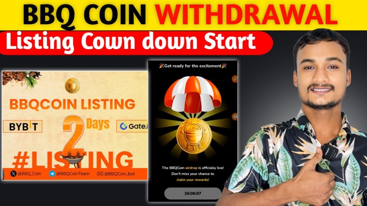 BBQ Coin listing | BBQ Coin Withdrawal | BBQ Coin Airdrop task complete ...