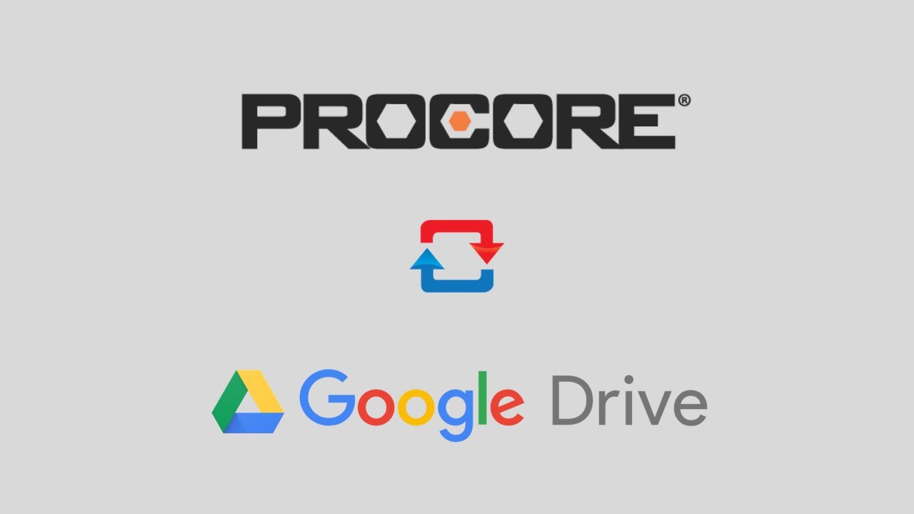Procore Google Drive Integration - Getting Started - YouTube