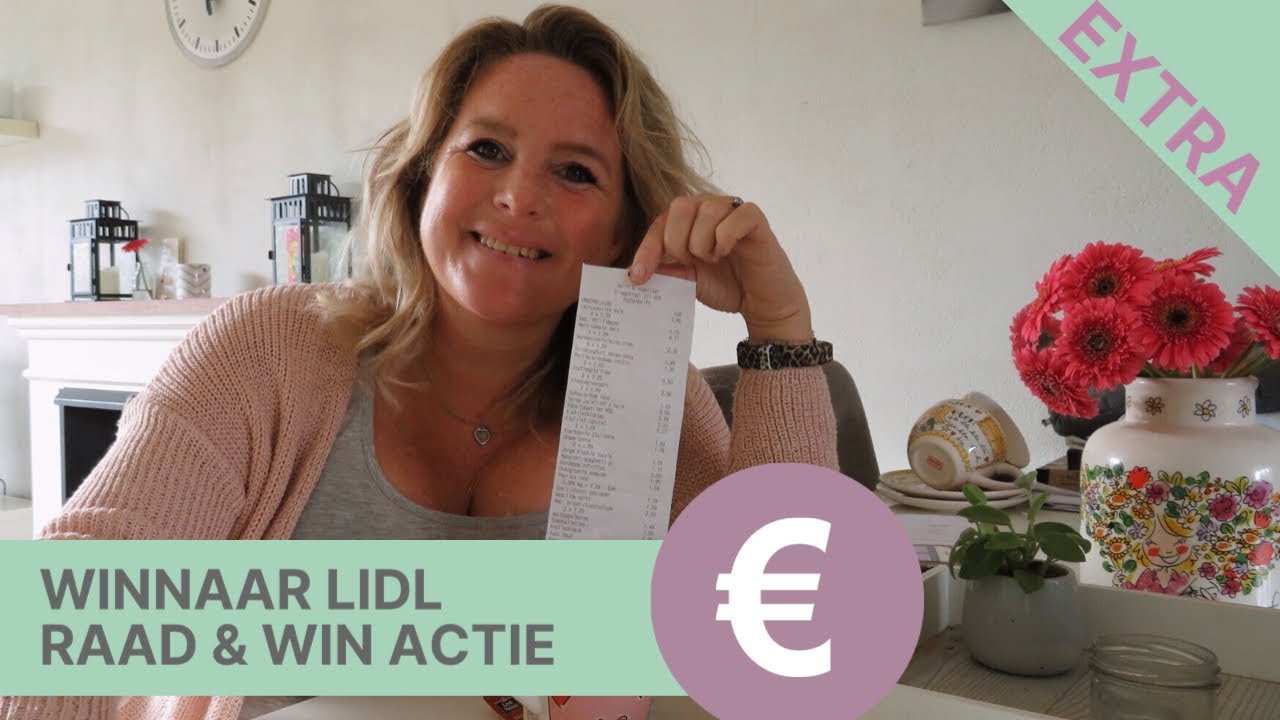 WINNAAR RAAD EN WIN LIDL BOODSCHAPEN SHOPLOG! EXTRA#7 Ingrid Speijer en ...