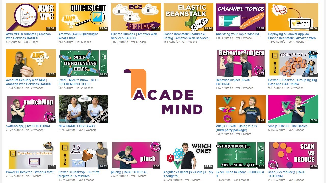Academind Channel Trailer - YouTube