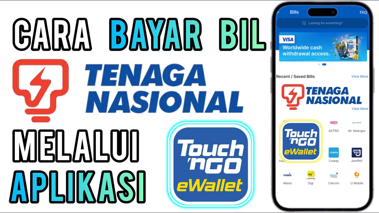 Cara Bayar Bil TNB guna Touch n Go Ewallet - YouTube