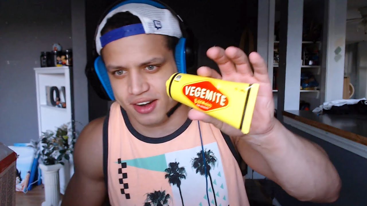TYLER1 EATS VEGEMITE - YouTube