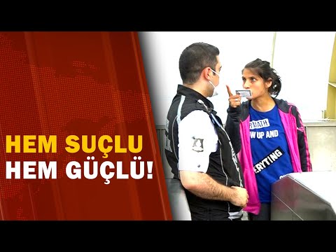 Metroya Maskesiz Binmeye Çalışan Kadın, Ortalığı Karıştırdı! / A Haber | A Haber