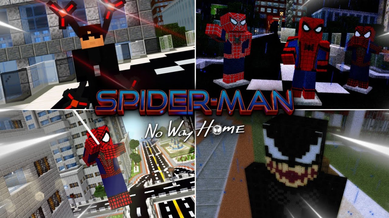 Novo Addon Homem Aranha Sem Volta Para Casa No Minecraft Youtube