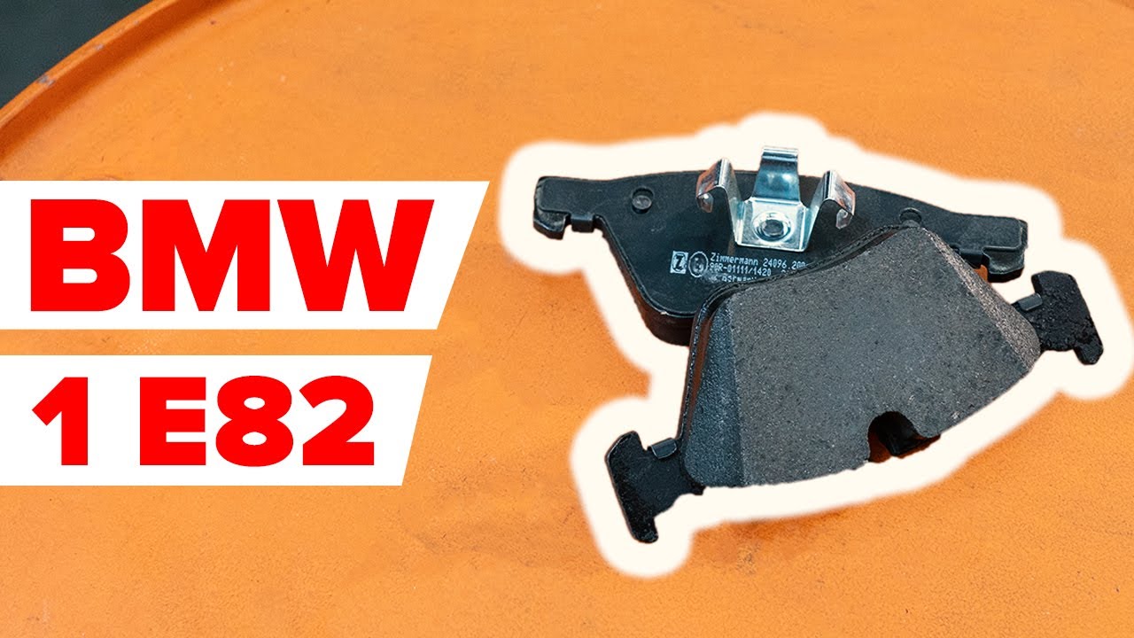 Comment remplacer des plaquettes de frein avant sur BMW Série 1 E82 ...